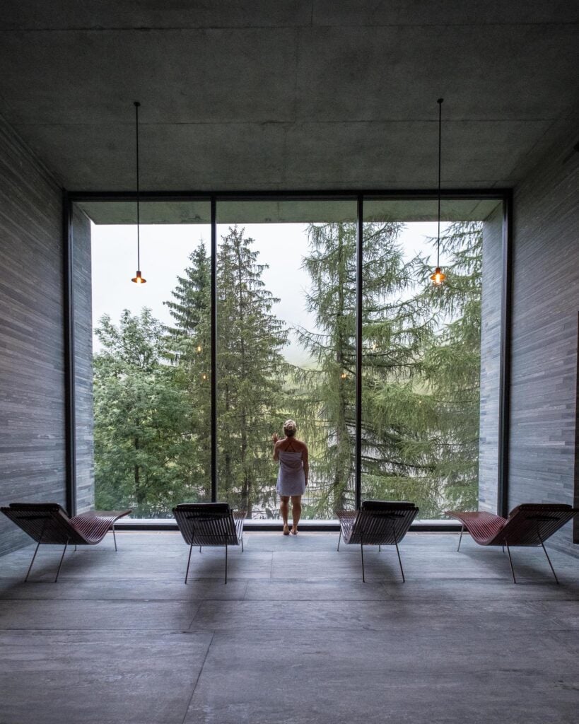 Staying At 7132 Hotel & Therme Vals In Switzerland